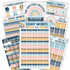 8 Laminated Sight Words Posters (Boho Rainbow Theme) | Hadley Designs