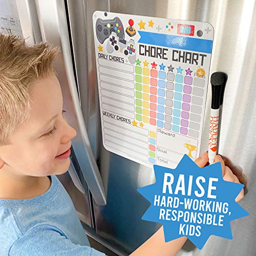 Magnetic Video Games Chore Chart (Dry Erase Marker Included!) | Hadley ...