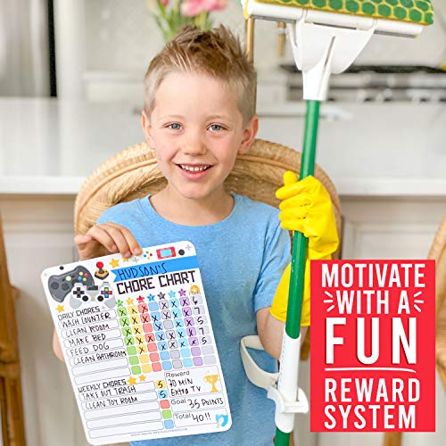 Magnetic Video Games Chore Chart (Dry Erase Marker Included!) | Hadley ...