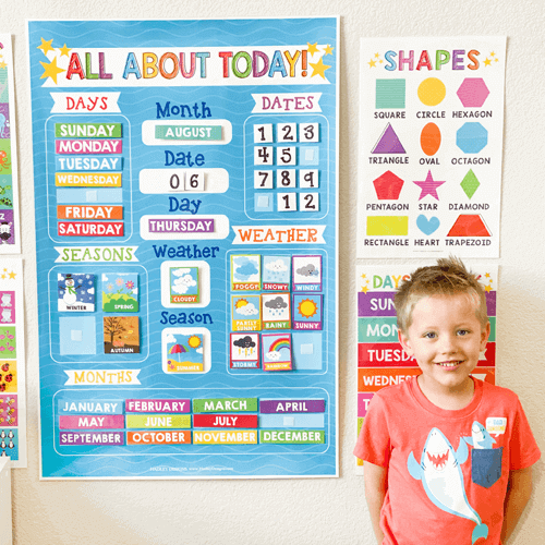 Printable All About Today Templates | Hadley Designs