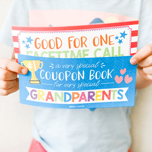 Printable Grandparents Coupon Book Templates | Hadley Designs