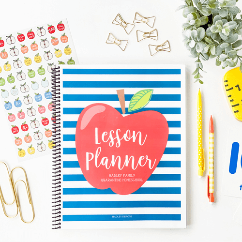 Printable Homeschool Planner Templates | Hadley Designs