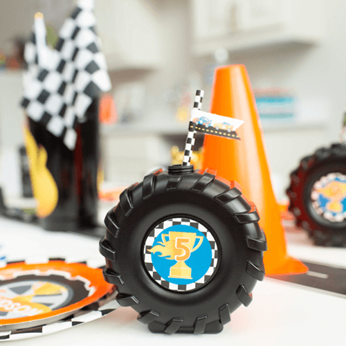 Printable Race Car Kids Party Topper Templates | Hadley Designs