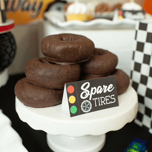 Printable Race Car Kids Party Accessories and Decor Templates | Hadley ...