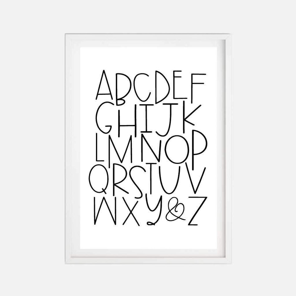 Printable ABCs Nursery Decor Sign Template | Hadley Designs - Printables