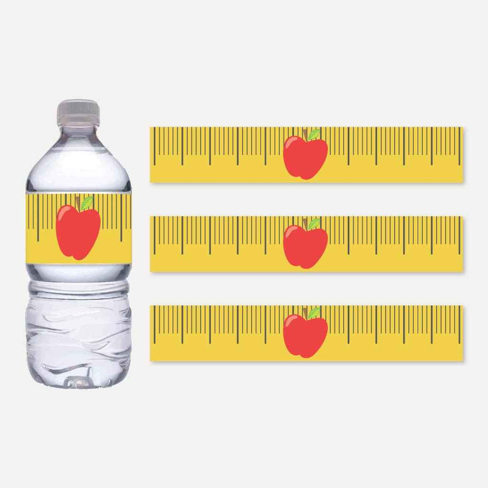 Printable Back to School Water Bottle Label Templates | Hadley Designs