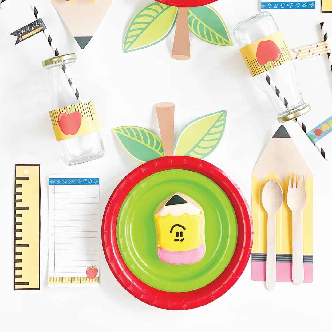 Printable Back to School Water Bottle Label Templates | Hadley Designs