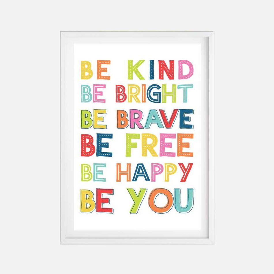 Printable Be Kind Wall Art Template | Hadley Designs - Printables