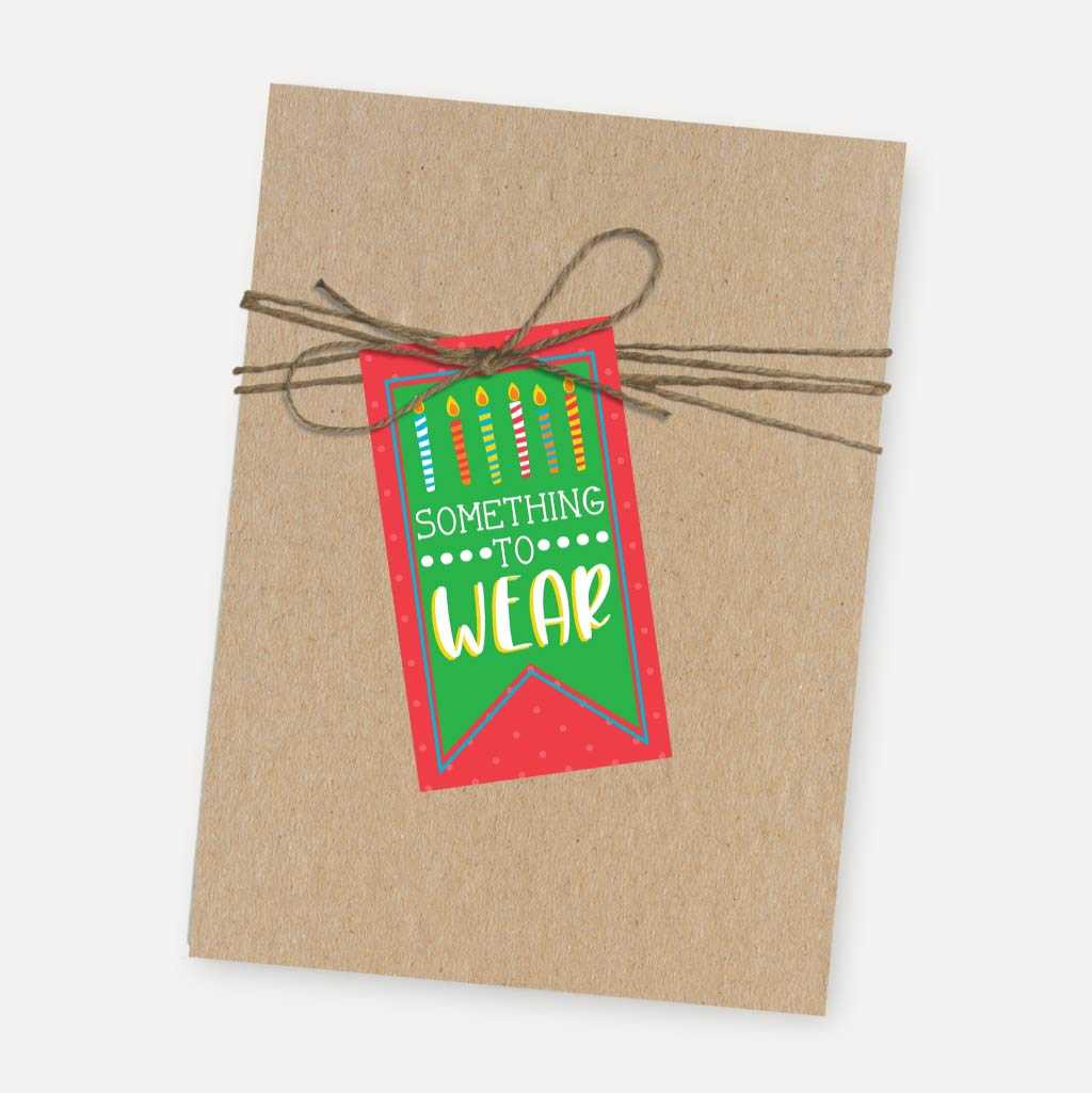 Printable Happy Birthday Present Gift Tags Template | Hadley Designs ...