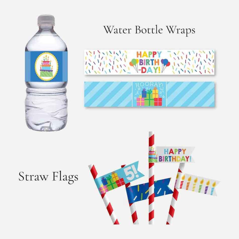 Printable Birthday Party Package Templates | Hadley Designs - Printables