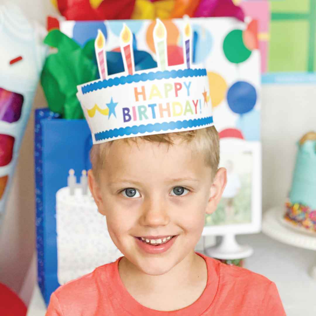 Printable Birthday Crown Template | Hadley Designs