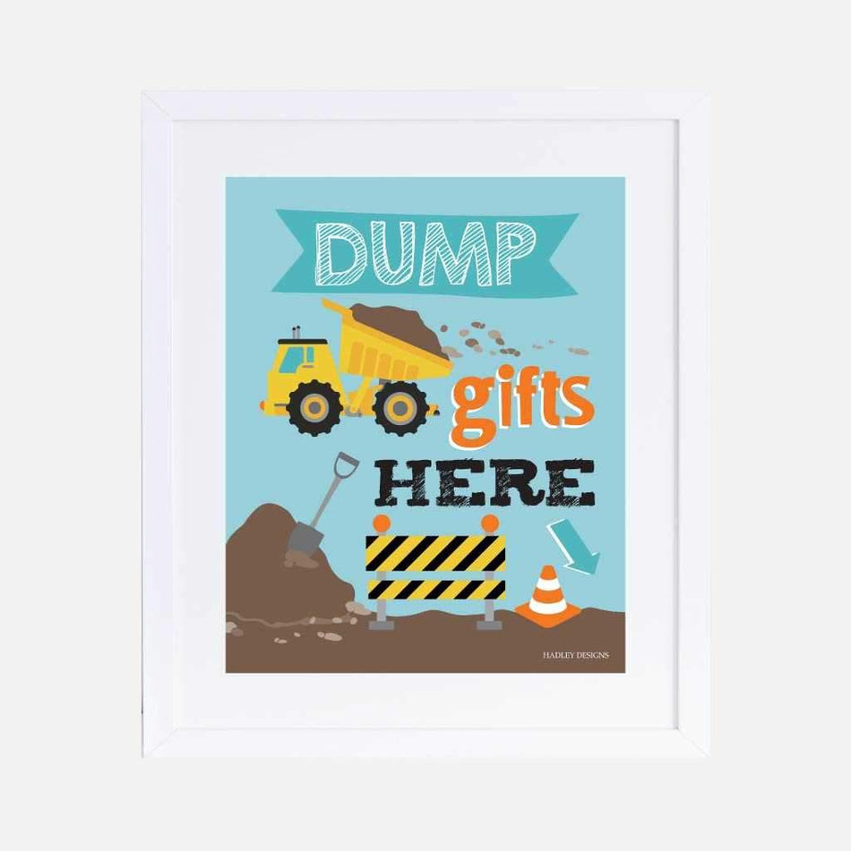 Printable Construction Kids Party Sign Set Templates | Hadley Designs ...