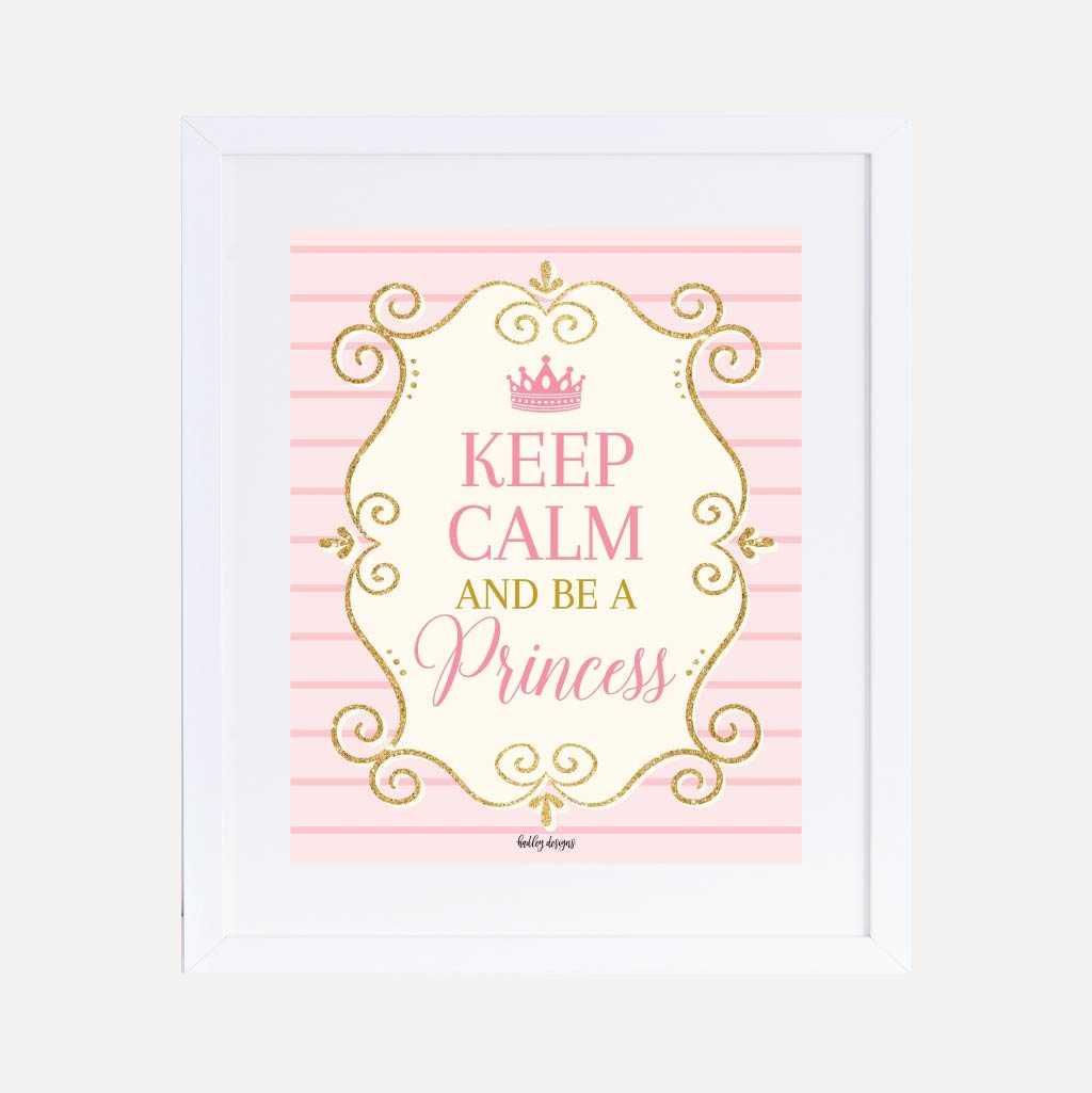 Printable Vintage Princess Kids Party Birthday Sign Template | Hadley ...
