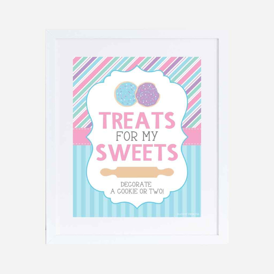 Printable Cookie Decorating Sign Templates | Hadley Designs - Printables