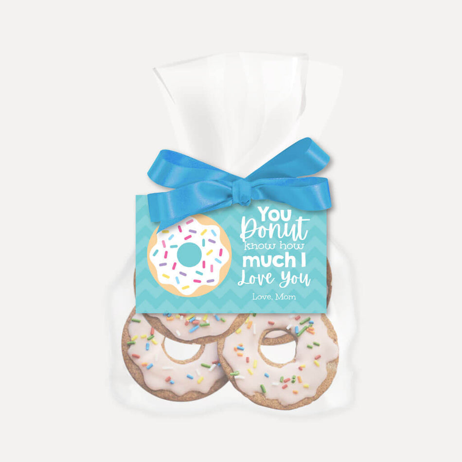 Printable Donut Gift Tags Template | Hadley Designs