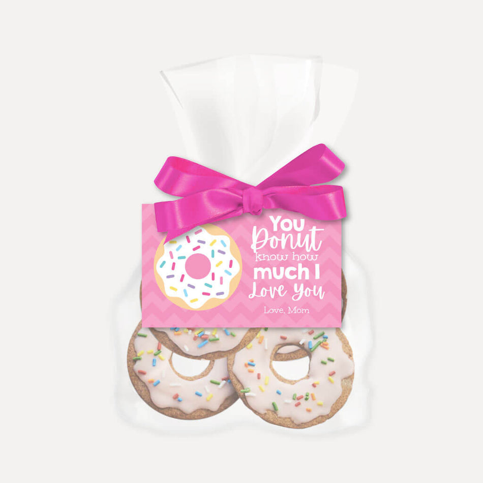 Printable Donut Gift Tags Template | Hadley Designs