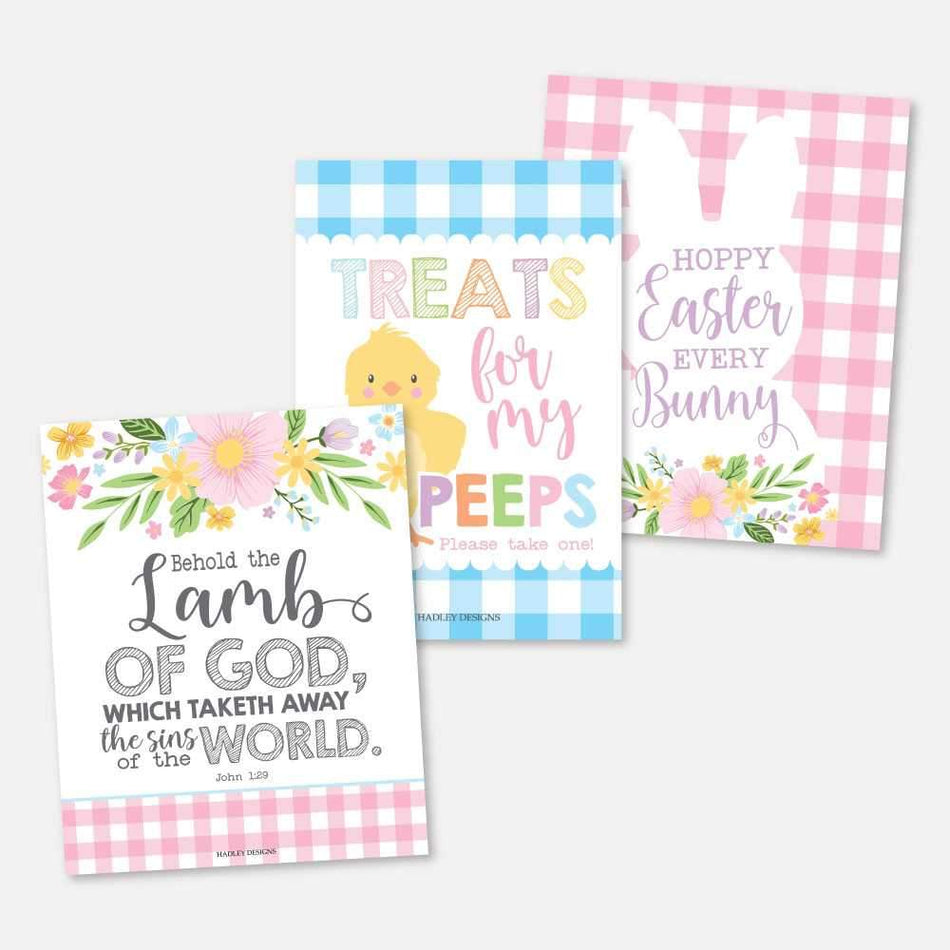 Printable Easter Party Complete Package Templates | Hadley Designs ...