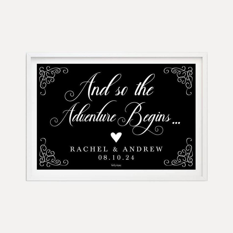 Printable Elegant Monogram Wedding Welcome Sign Template | Hadley ...