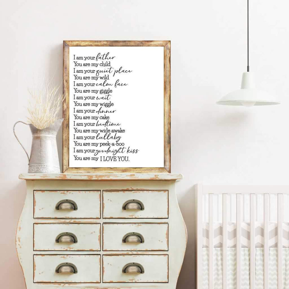 Printable I Am Your Father Wall Art Template | Hadley Designs - Printables