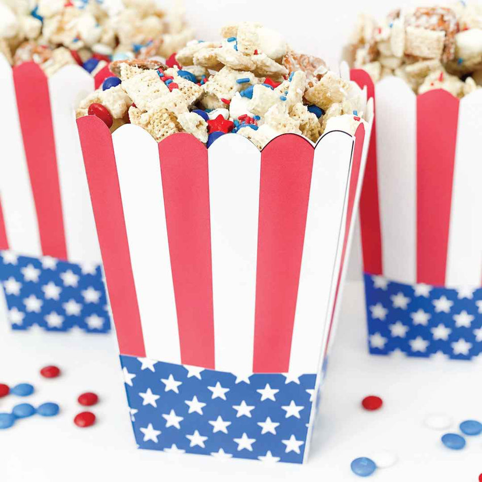Printable Independence Day Treat Box Template | Hadley Designs