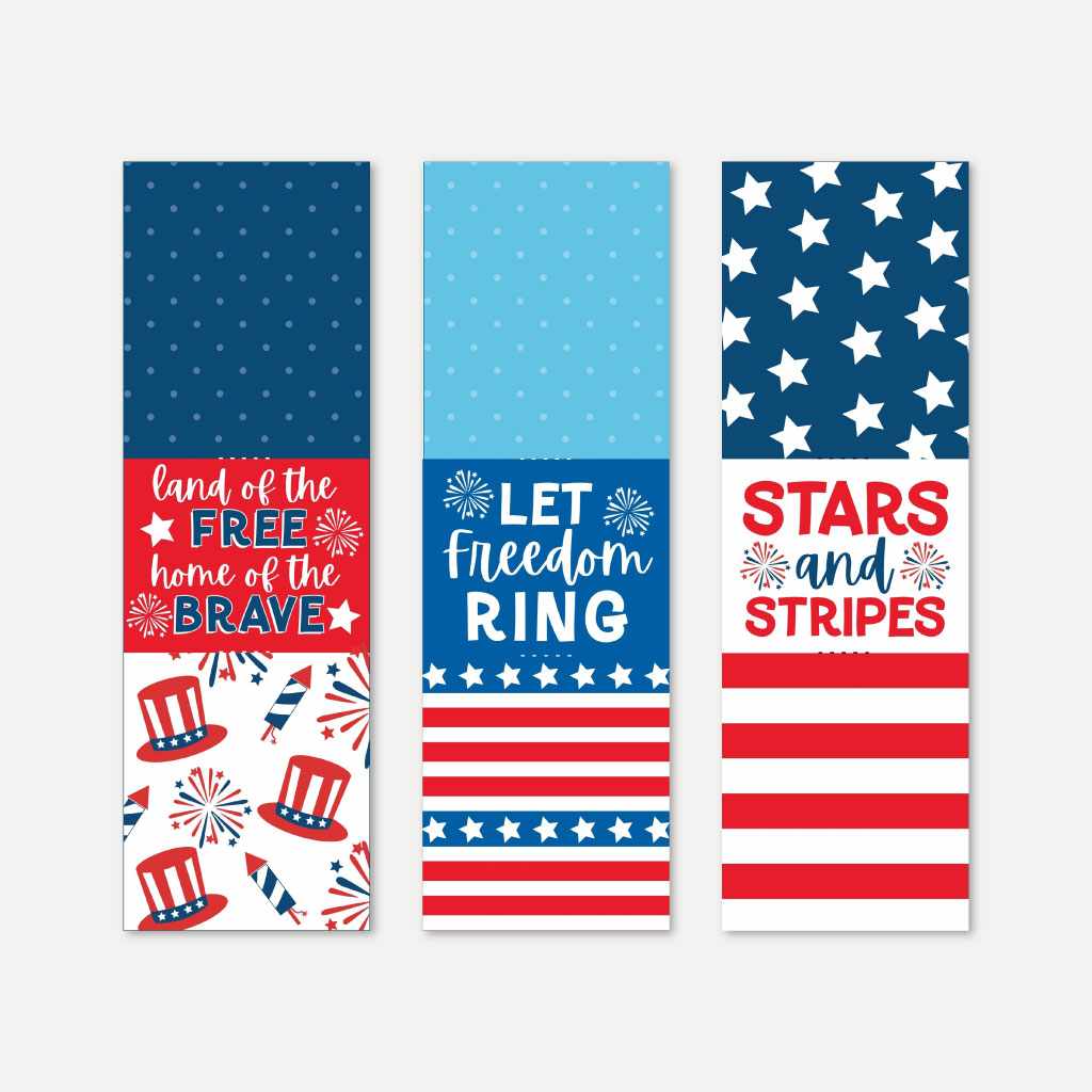Printable Independence Day Sparkler Tag Template | Hadley Designs