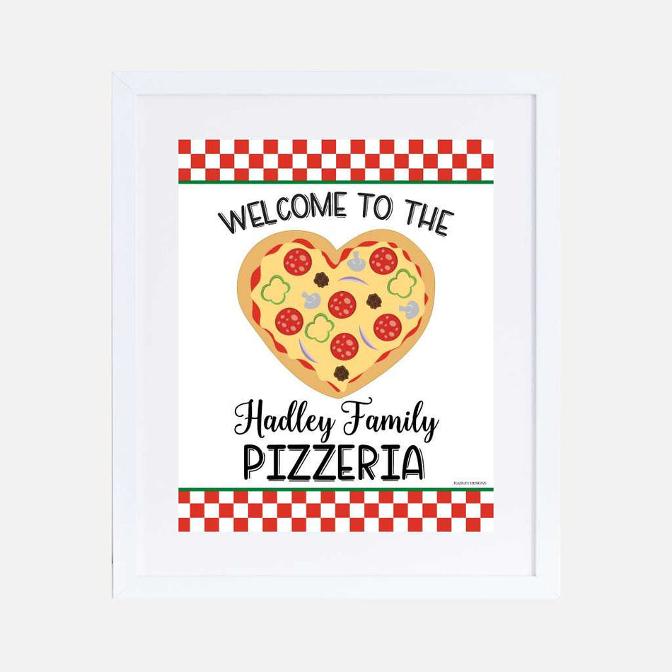 Printable Pizza Party Sign Set Templates | Hadley Designs - Printables