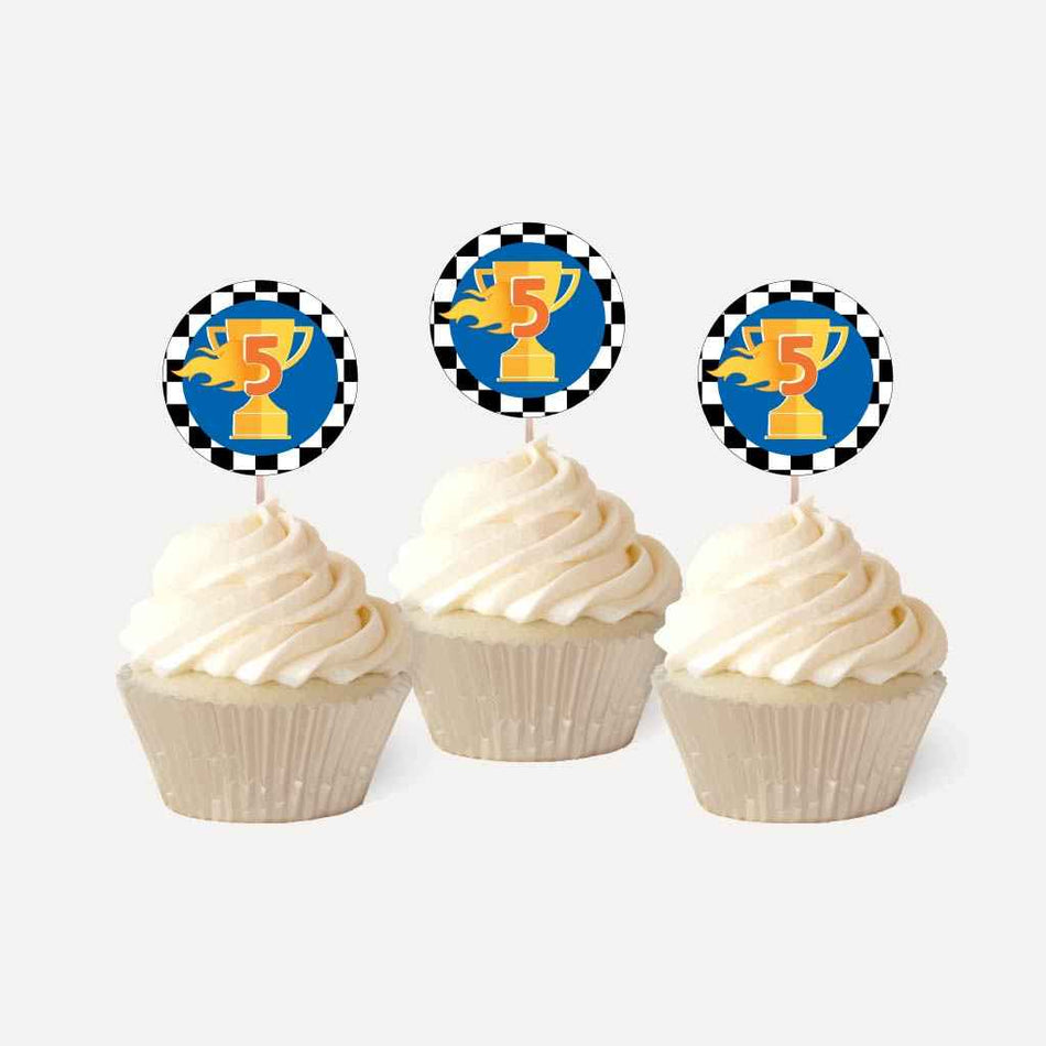 Printable Race Car Kids Party Topper Templates | Hadley Designs