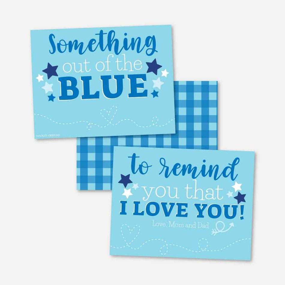 Printable Something Out of The Blue Care Package Template | Hadley ...