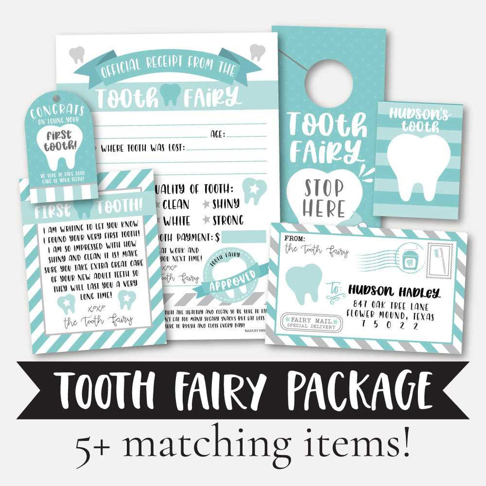 Printable Tooth Fairy Kit Template | Hadley Designs - Printables