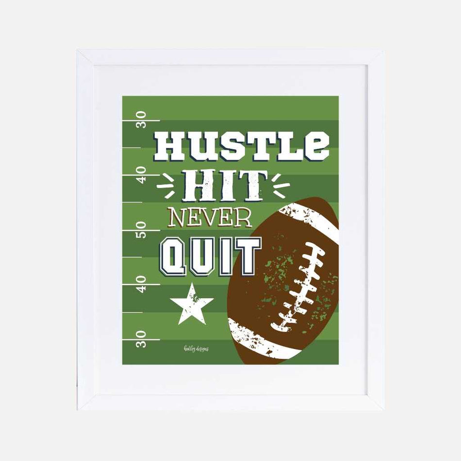 Printable Vintage Football Kids Party Birthday Sign Template | Hadley ...